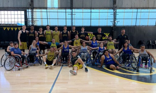 Obras le abrió las puertas a la Selección Femenina de básquet adaptado.