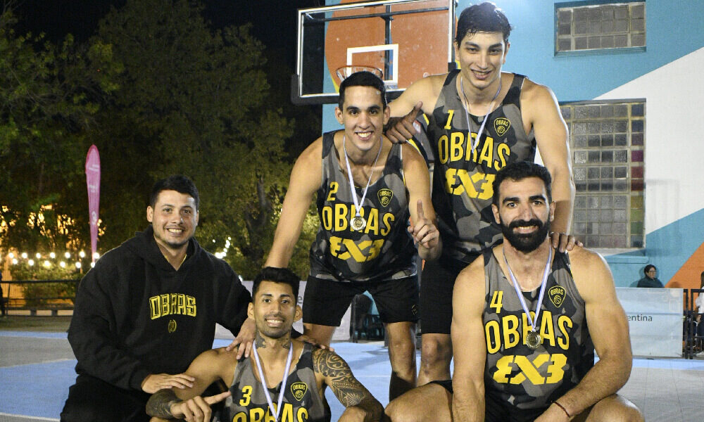 ¡Obras Basket salió campeón de la segunda parada de la Liga 3x3!