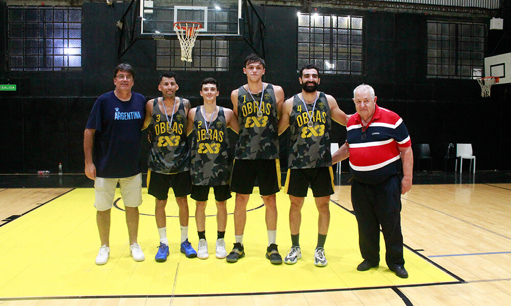 ¡Obras Basket salió campeón de la primera parada de la Liga 3x3!