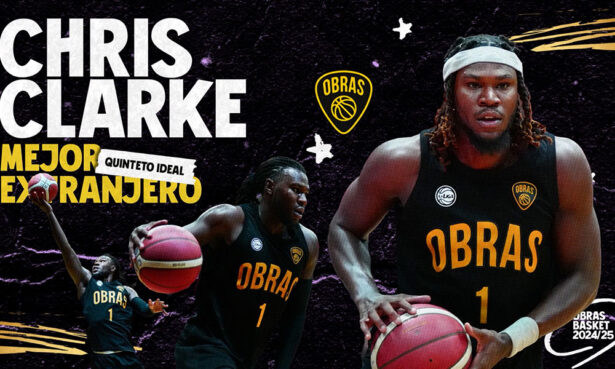 ¡Christopher Clarke integró el Mejor Quinteto y fue el Mejor Extranjero!